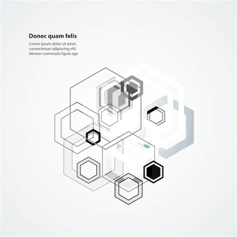 Premium Vector Abstract Connect Hexagonal Structure Background