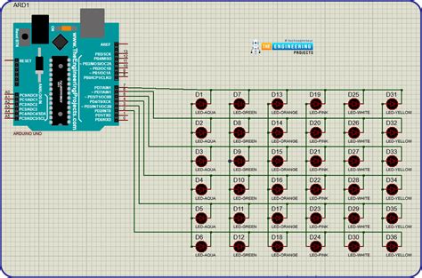 Christmas Tree Using Arduino The Engineering Projects