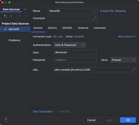 mariadb jetbrains rider documentation