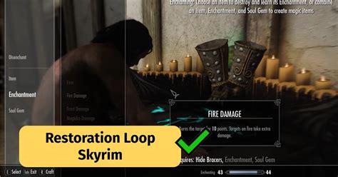 Restoration Loop Skyrim: Easy Way To Use The Glitch - Game Specifications