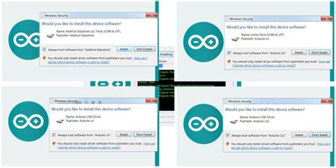 Installing Arduino Device Drivers