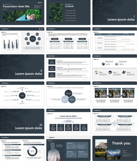 자연 테마 비즈니스ㅣ피피티템플릿