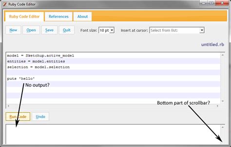 Plugin Ruby Code Editor Updated To V30 342013 Sketchucation