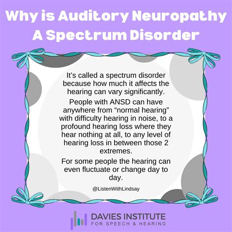 🧠 What Is Auditory Neuropathy Spectrum Disorder Ansd Ansd Affects
