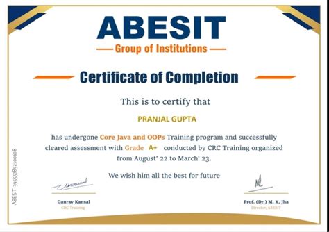 Pranjal Gupta On Linkedin Abesit Javaprogramming Oopsconcepts