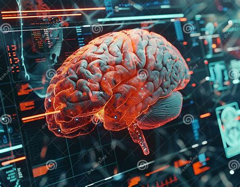 A High Resolution 3d Rendering Of Active Neural Pathways In The Brain