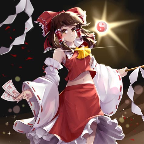 Hakurei Reimu Touhou Drawn By Edzdrawz Danbooru