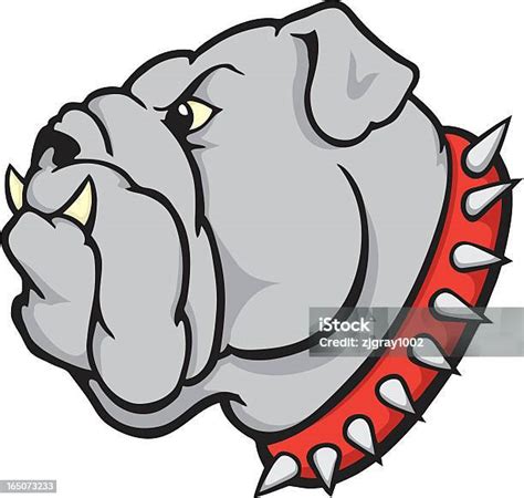 Maskot Bulldog Ilustrasi Stok Unduh Gambar Sekarang Berduri