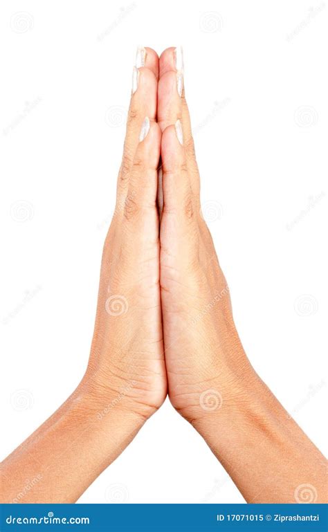 Man With Closed Hands Face On A Background Stock Image Cartoondealer