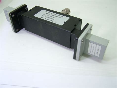 Wr112 Waveguide Attenuator 705 10ghz 0 30ddb With Adapters Vt84wva30ppcsma Ebay
