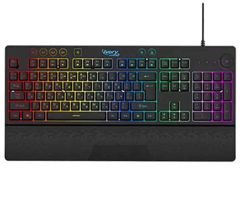 מקלדת גיימינג Ivory Gaming Gk570 עם תאורת Rgb אייבורי מחשבים וסלולר