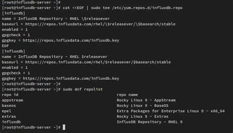 How To Install Influxdb And Telegraf On Rocky Linux 9