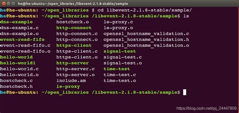 Ubuntu下 Libevent库安装和简单测试ubuntu查看libevent是否安装 Csdn博客