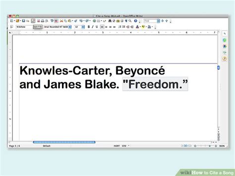 3 Ways To Cite A Song WikiHow 3 Ways To Cite A Song WikiHow