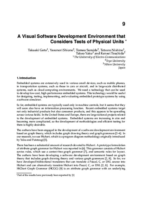 pdf a visual software development environment that considers tests of