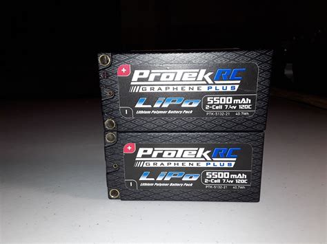 Protek 2s Shorty Lipos 5500 120c R C Tech Forums