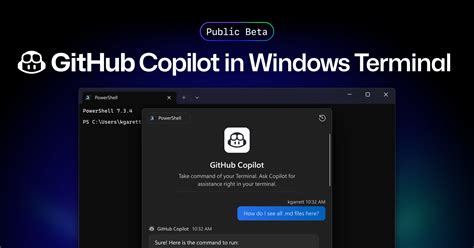 Github Copilot In Windows Terminal Windows Command Line