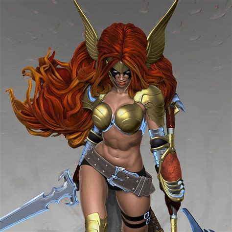 Angela Spawn Marvel Comics Stl 3d Print Files My Stl