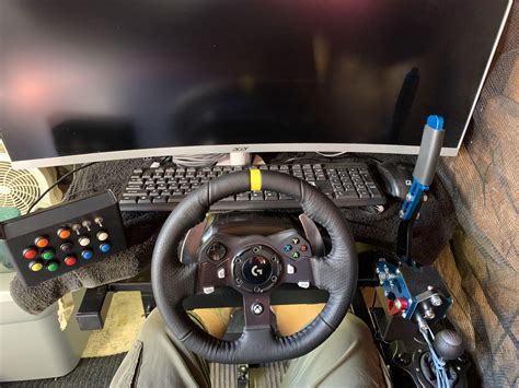 Added An E Brake And An Arduino Button Box To The Mix Great Immersion But Whats Next Home