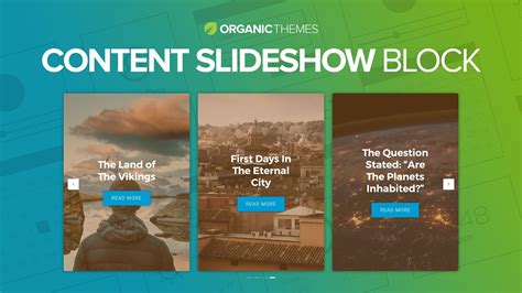 How To Add A Content Slideshow To Any Wordpress Page Using The Content