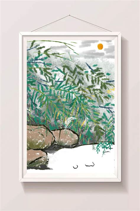 树枝插画图片下载 包图网