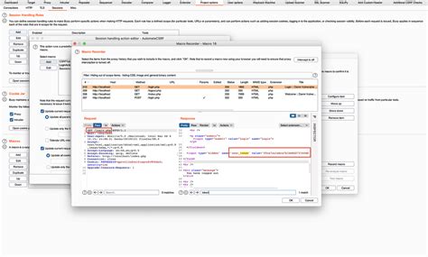 Automating Burp Suite 1 Capturing Csrf Token Via Macro By