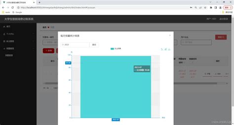 基于ssmspringbootvuemysql的大学生智能记账消费记账系统附论文 Csdn博客