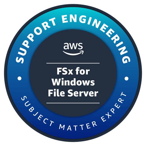 Fsx For Windows File Server Subject Matter Expert Credly