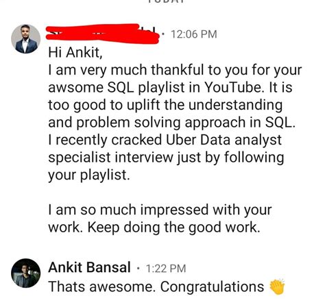 Ankit Bansal On Linkedin Sql