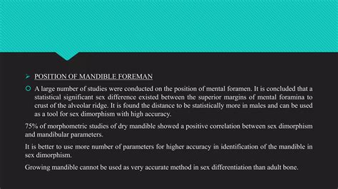 Sex Determination From Skull And Mandible Pptx
