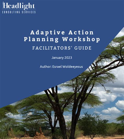 Adaptive Action Planning Workshop Facilitators Guide Headlight