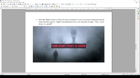 Softuni Front End 02 Scary Story Js Front End Exam Preparation I