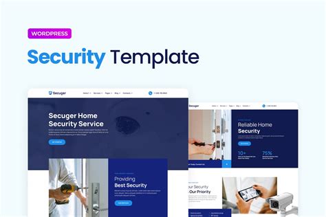 Secuger Home Security Elementor Pro Template Kit Wp Template Kits Ft Cctv And Cctv Security