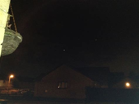 25 01 2017 White Object Snapped Hovering Over Livingston Scotland Uk