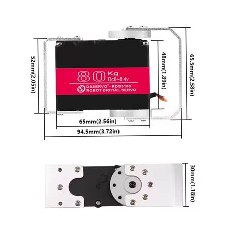 Dsservo Rds5180 80kg Digital Metal Gear Servo 180° 270° Optional Rees52