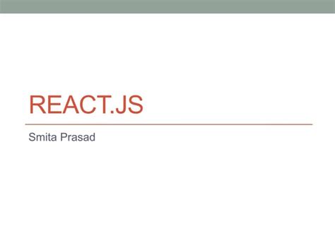 Intro To Reactjs