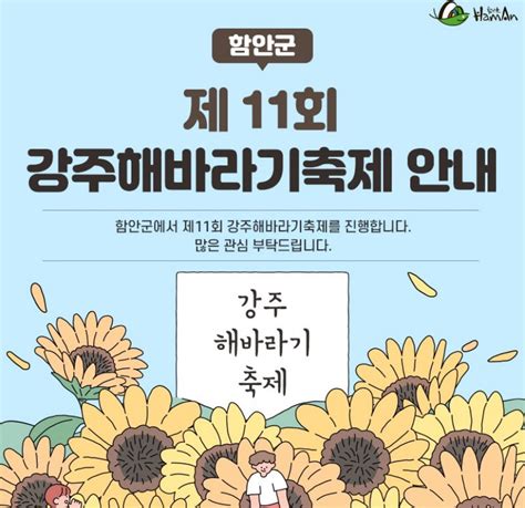 모든 축제 정보 함안군 강주해바라기 축제 Daum 카페