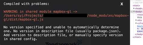 Warning In Shared Module Mapbox Gl · Visgl React Map Gl · Discussion 1820 · Github