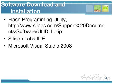 Ppt Communication Between Host And Mcu Via Silicon Labs Usb Debug