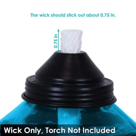 Tiki Torch Wicks 10 Pack Tiki Torch Replacement Wicks 0 5x9 85 Inch Fiberglass Wicks For Oil