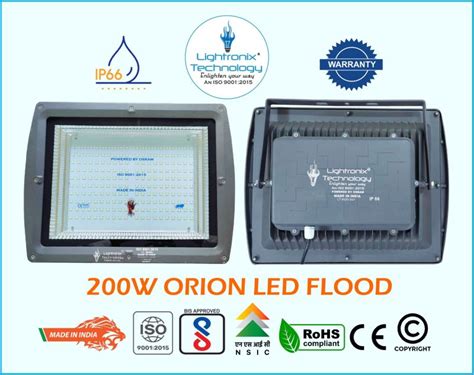 Lightronix Technology Aluminum Casting 200w Security Led Flood Light At Rs 3300 In Gandhinagar