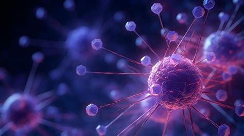 Premium Ai Image Virus Microscopic View Ai Generated