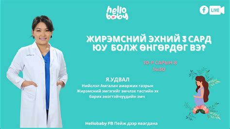 Жирэмсний эхний 3сард юу болдог вэ Я Удвал Youtube