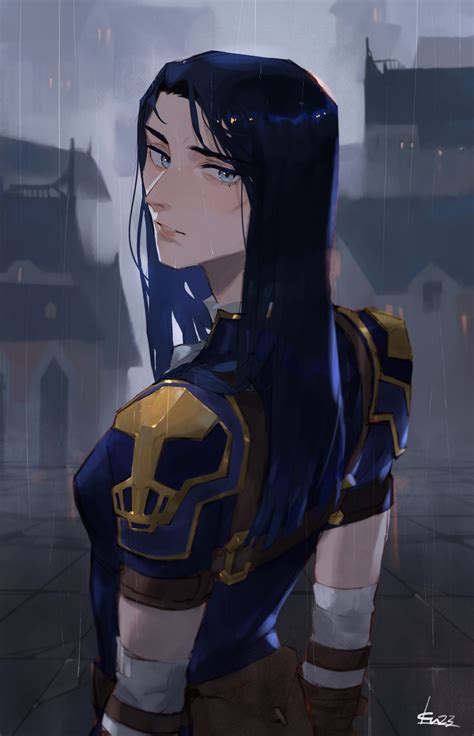 Caitlyn And Arcane Caitlyn League Of Legends And 1 More Drawn By