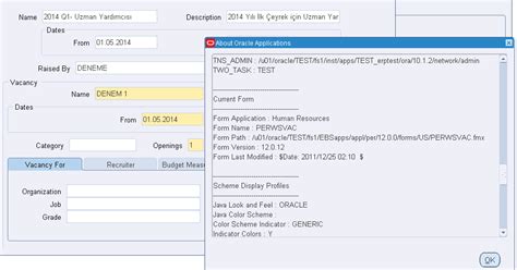 Erman Arslans Oracle Blog Ebs R122 Frm 40735 On Insert Ora 01400