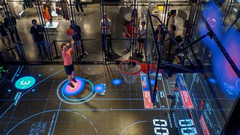 Lbj17 Interactive Basketball Court On Behance Basketball Court
