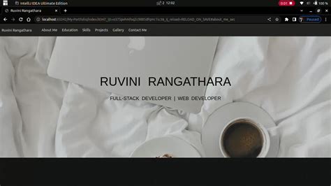 ruvini rangathara on linkedin it1 module final project portfolio website institute of software…