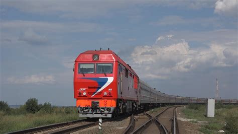 Тепловоз ТЭП70БС-065 с поездом №477 Челябинск — Адлер - YouTube