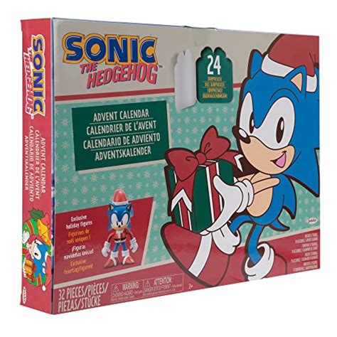 Sonic The Hedgehog Advent Calendar 24 Surprises With Exclusive Collectible 2 5 Inch Holiday