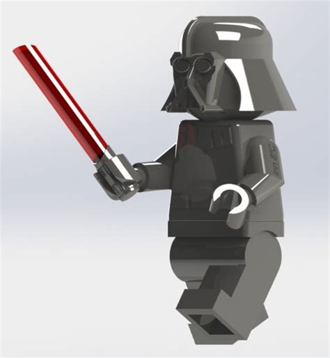 Darth Vader Helmet 3d Cad Model Library Grabcad Vaders Tie